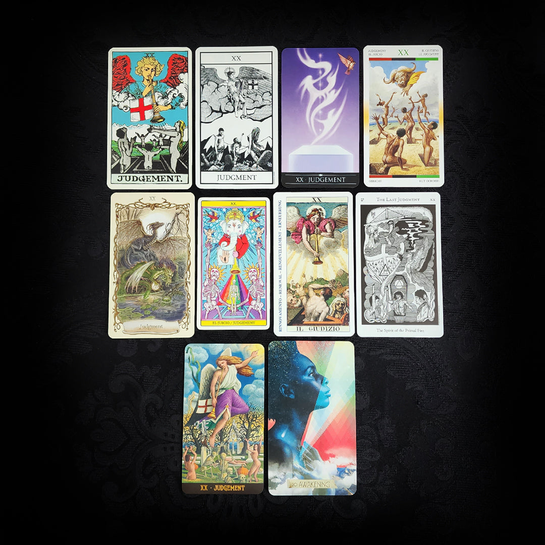 10 Mixed Judgement Tarot Cards – Hester's Occult
