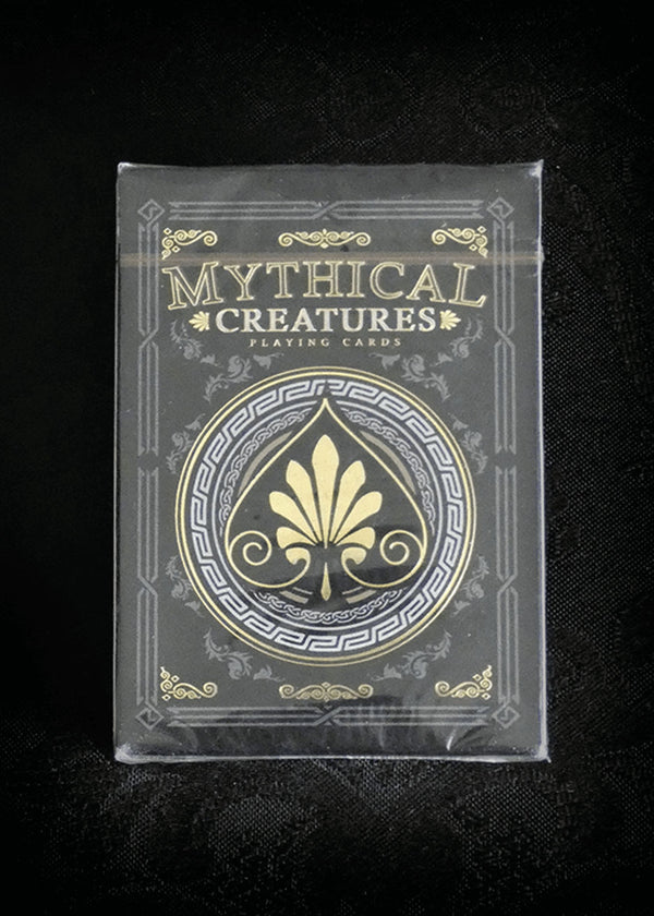 Mythical Creatures - Black Silver & Gold Edition Playing Cards – Hester ...